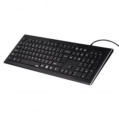 Square One - Hama Cortino Wired Keyboard/Mouse Set BLK (HAMA73134958)
